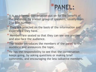 Small group discussion techniques | PPTX