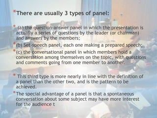 Small group discussion techniques | PPTX