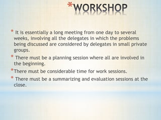 Small group discussion techniques | PPTX