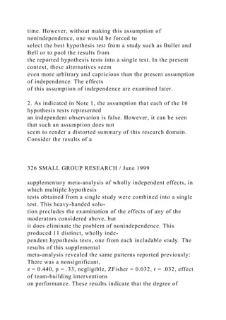 SMALL GROUP RESEARCH June 1999Salas et al. TEAM BUILDING.docx