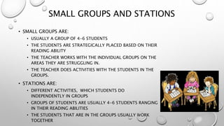 Small groups and stations | PPTX