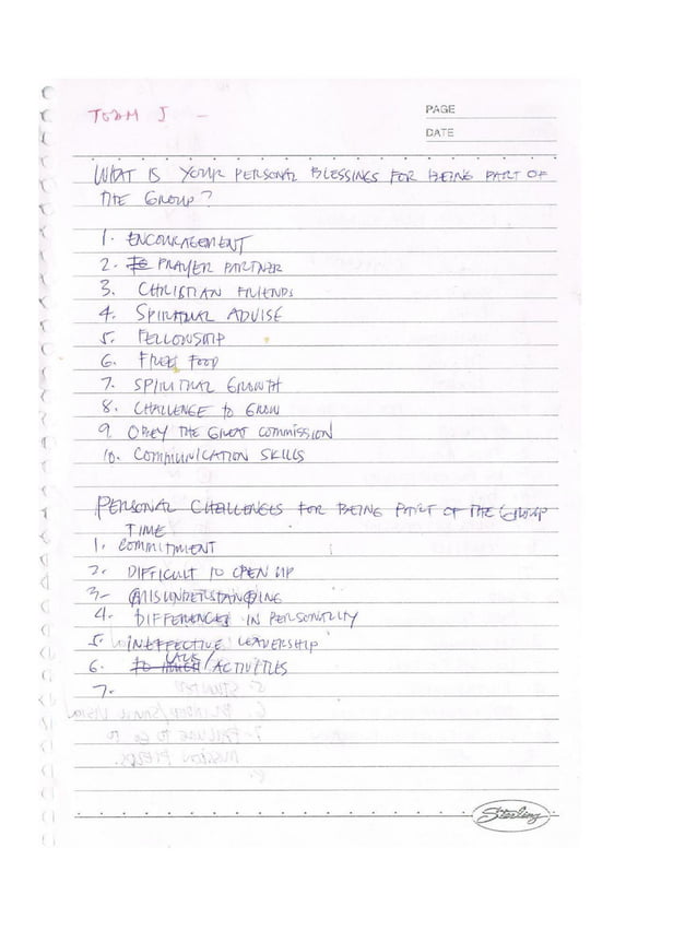 Small group session 1&2 | PDF