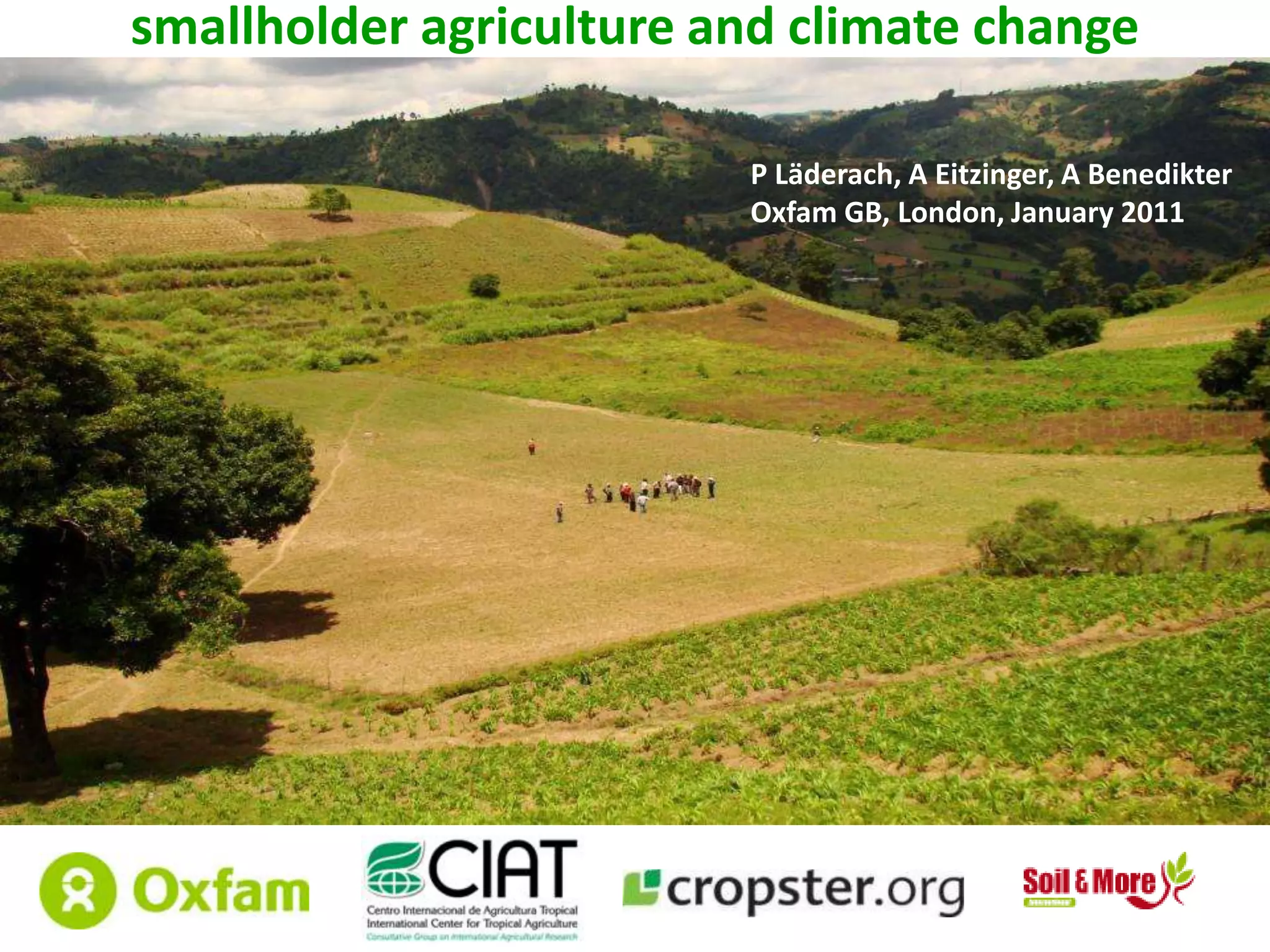 Smallholder agriculture & climate change | PPT