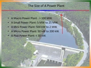 Small hydro power in india | PPTX