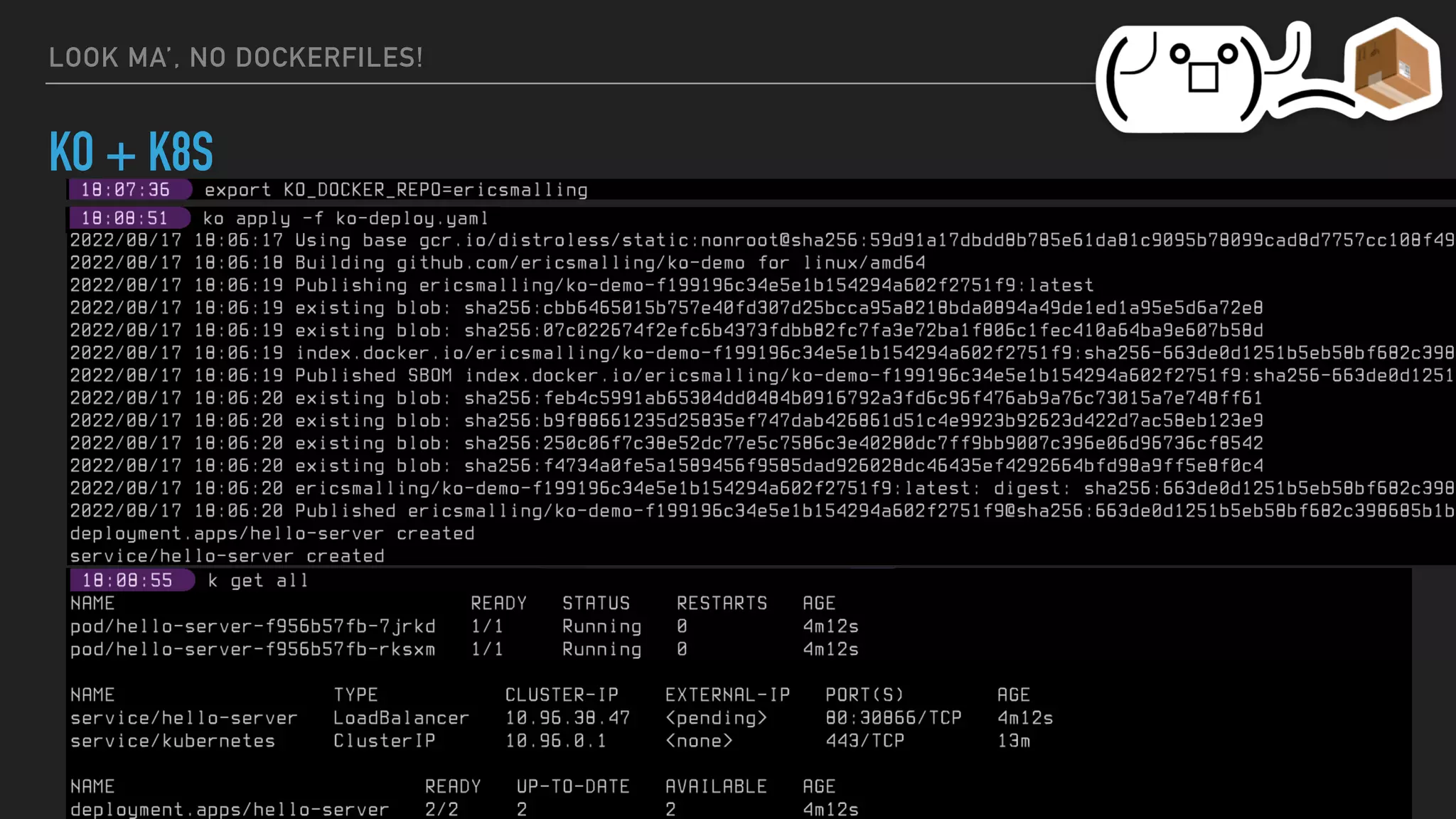 Look Ma' - Building Java and Go based container images without Dockerfiles | PPT