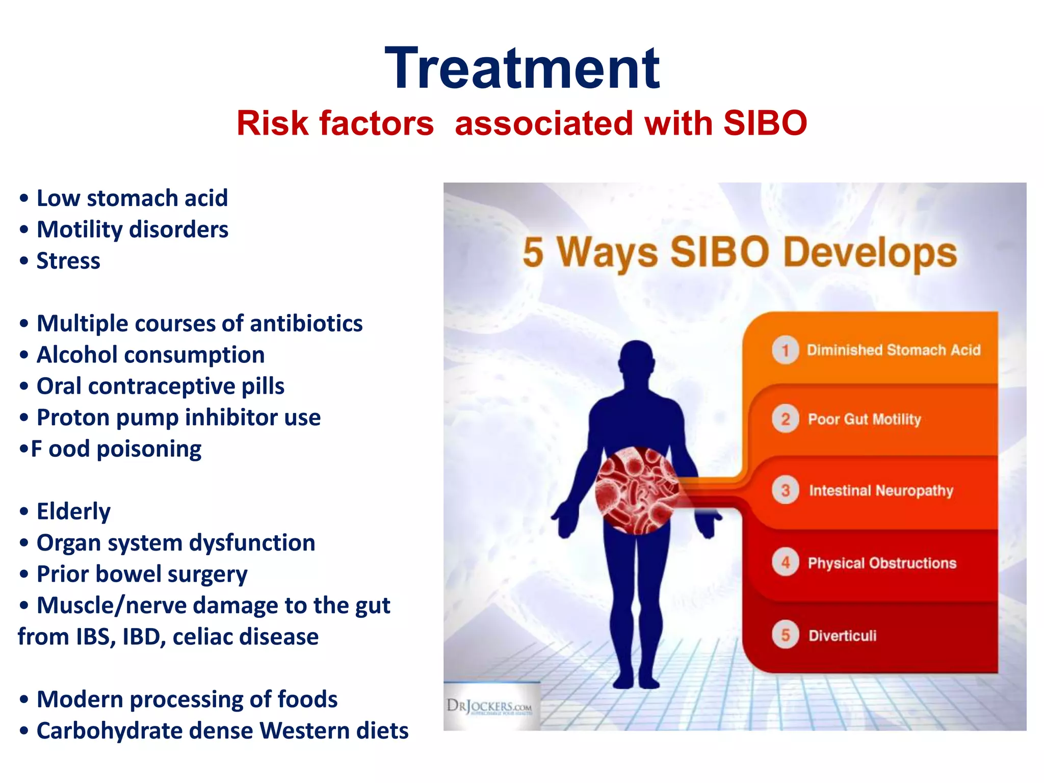 Small intestinal bacterial overgrowth (SIBO) | PPTX