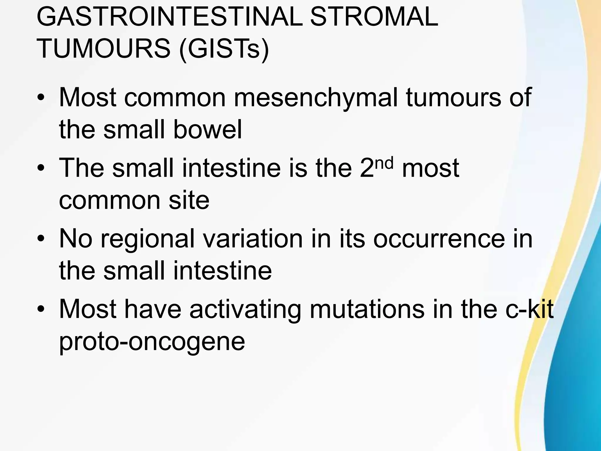 Small intestinal cancers | PPTX