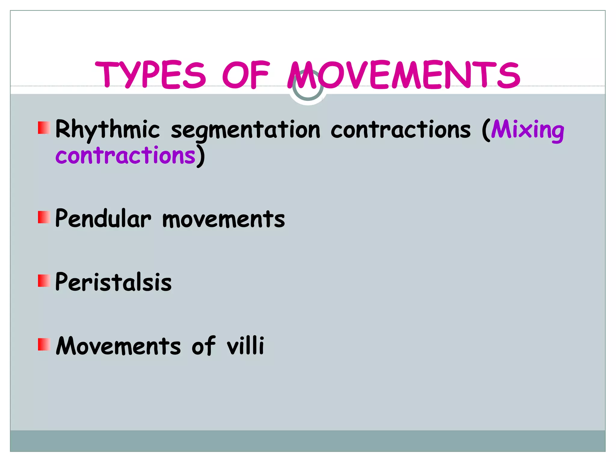 Small intestine physiology | PPT