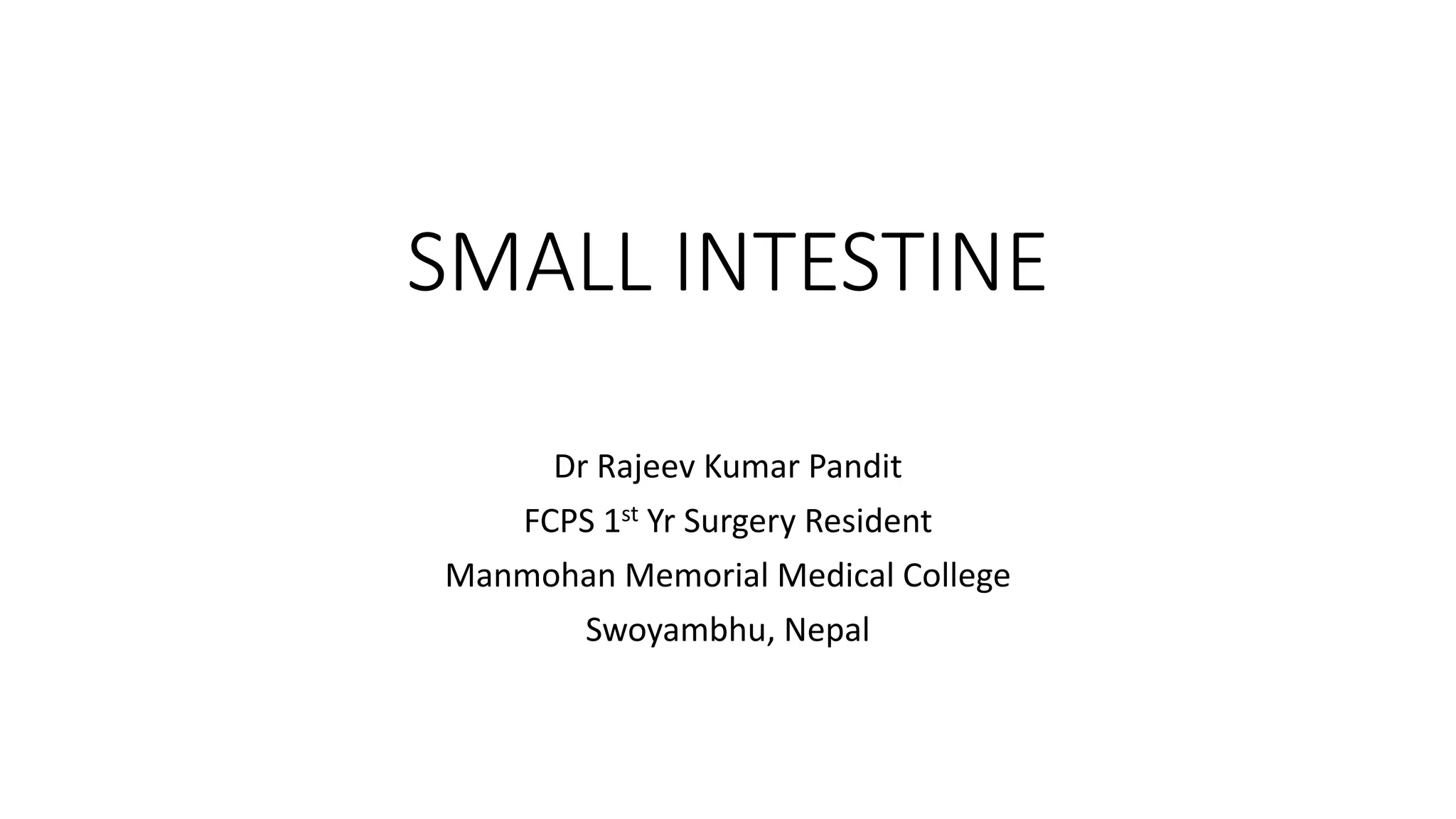 Small intestine/Intestinal obstruction/crohns disease/ileostomy/viscous ...