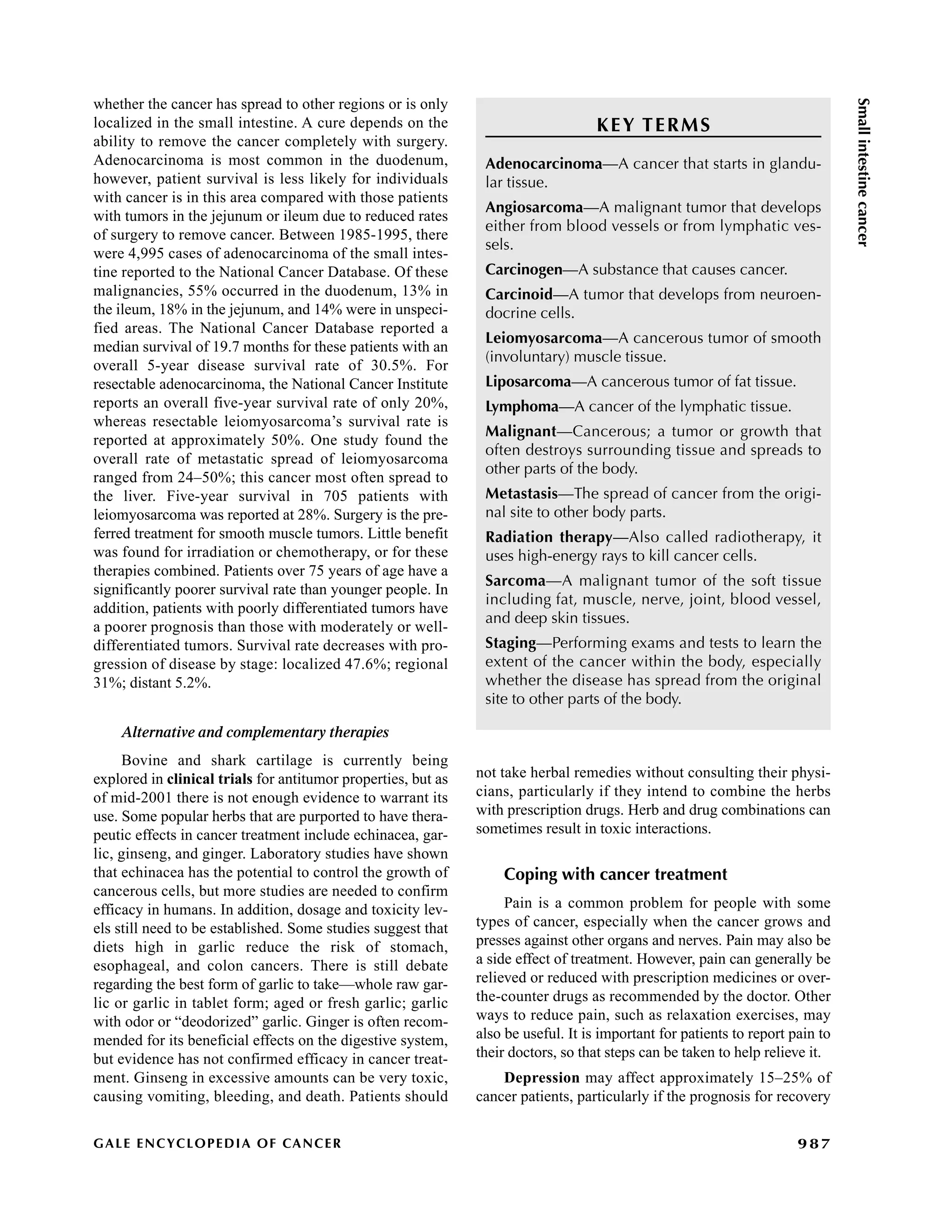 Small Intestine Cancer | PDF