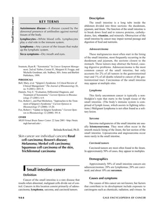 Small Intestine Cancer | PDF