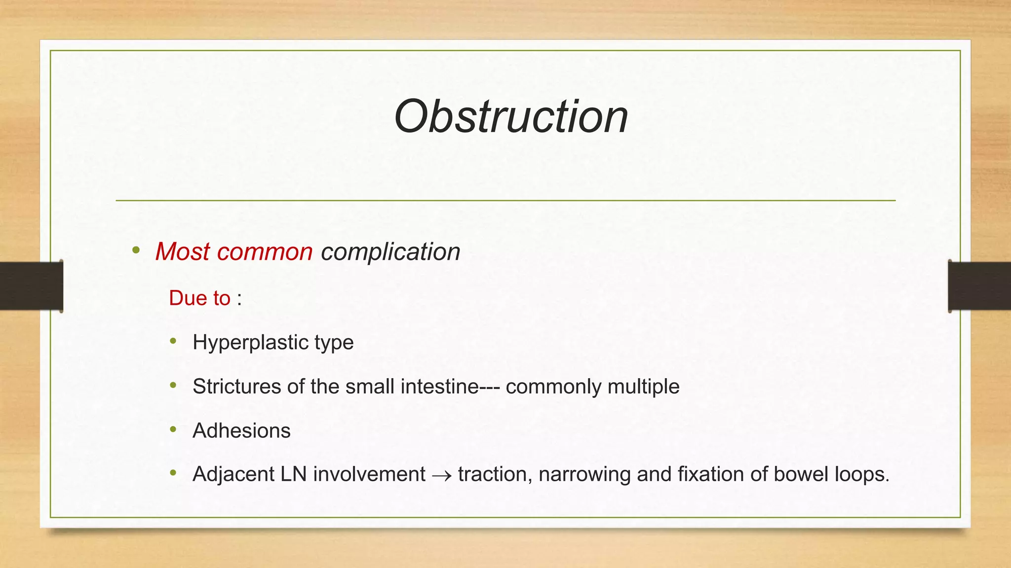 Small Intestine TB (Tuberculosis) | PPTX