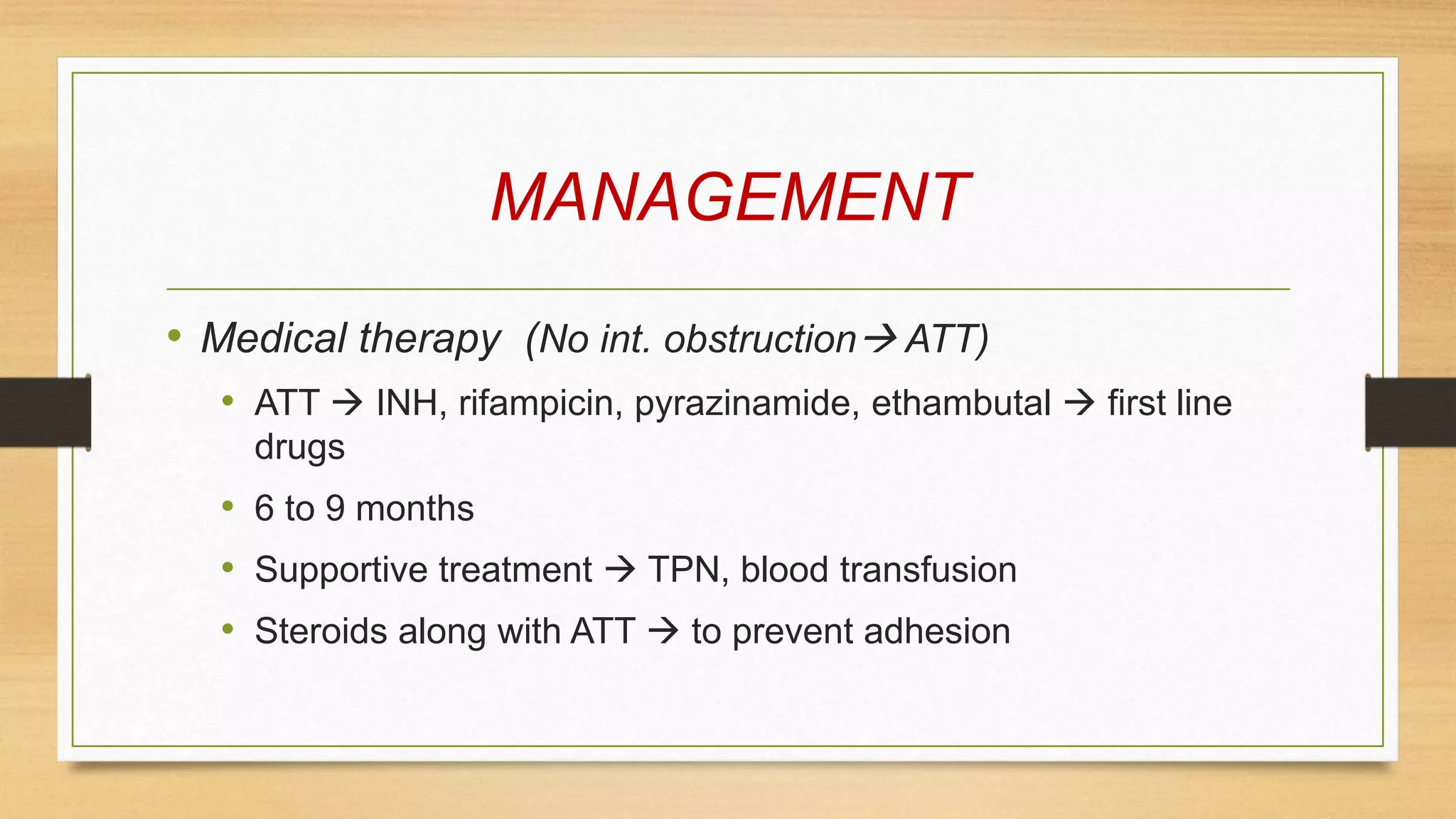 Small Intestine TB (Tuberculosis) | PPTX