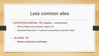 Small Intestine TB (Tuberculosis) | PPTX