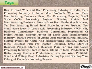 Small & Medium Scale Industries (Biotechnology Products) | PPTX