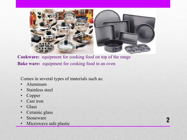 Small non electrical food preparation equipment | PPTX