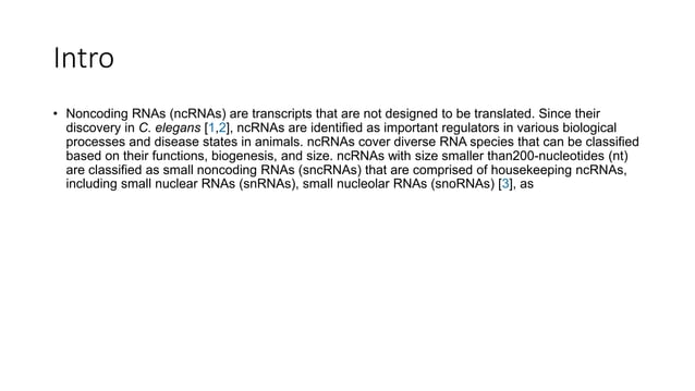 Small non coding RNA.pptx
