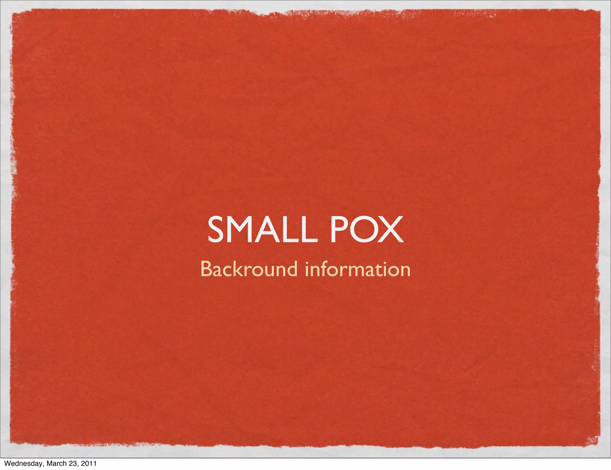 Smallpox | PDF