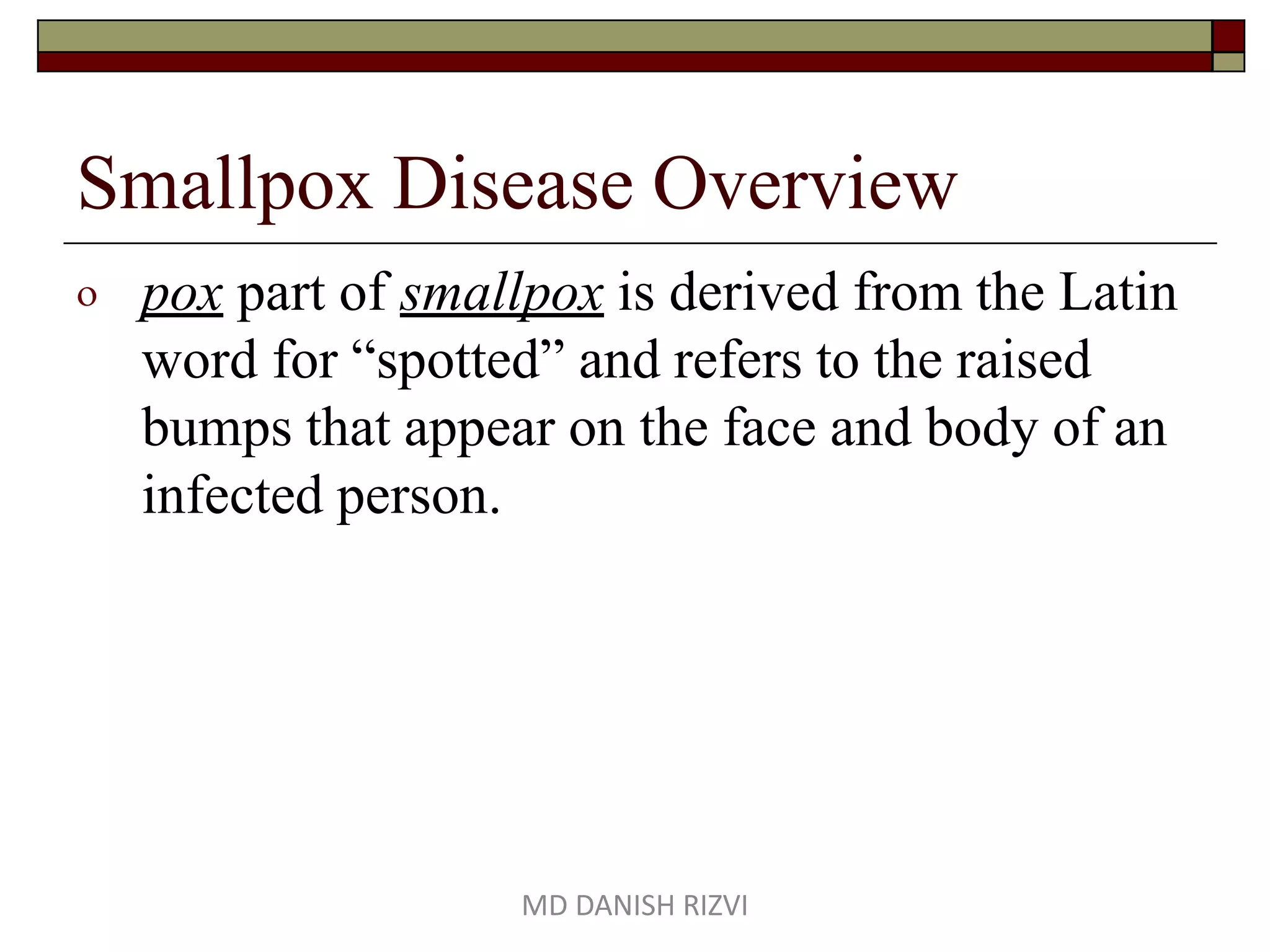Small pox | PPTX