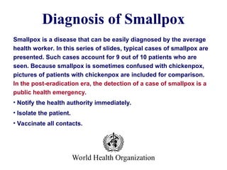 Smallpox ppt for nursing Students GNM & B.Sc
