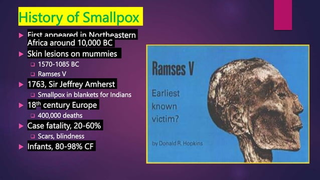 SMALL POX; Variola virus@variola major and variola minor.pptx