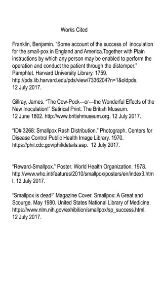 Smallpox See Think Wonder | PPTX