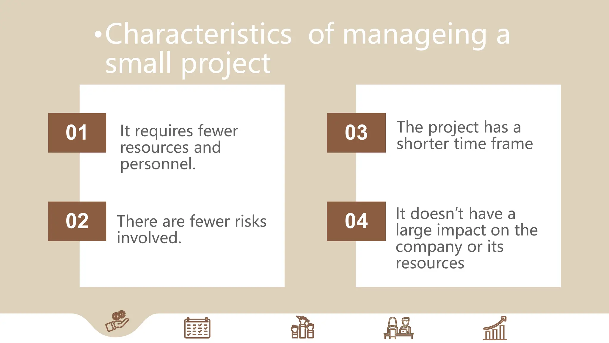SMALL PROJECTS MANAGMENT.pptx123123123123 | PPT
