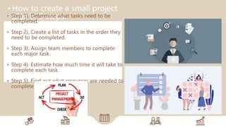 SMALL PROJECTS MANAGMENT.pptx123123123123 | PPT