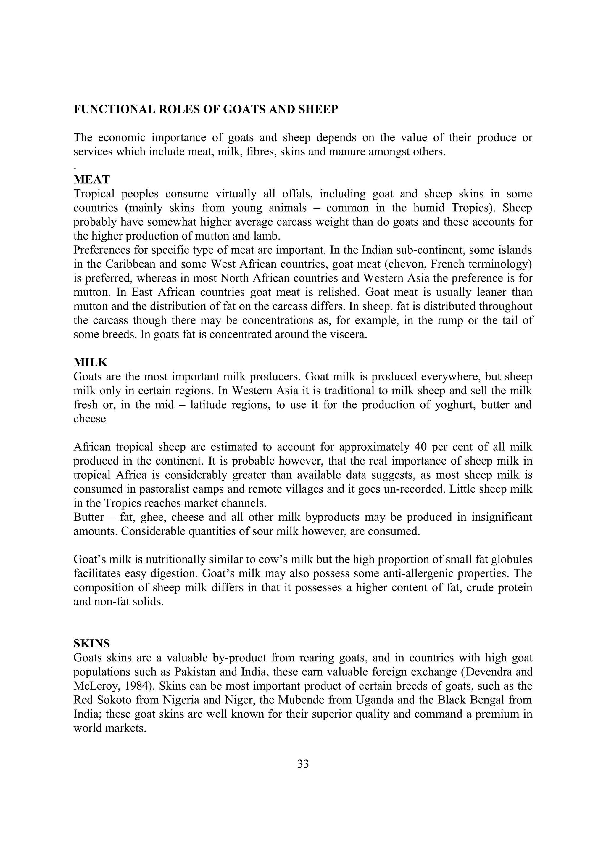 Small ruminant production | DOC