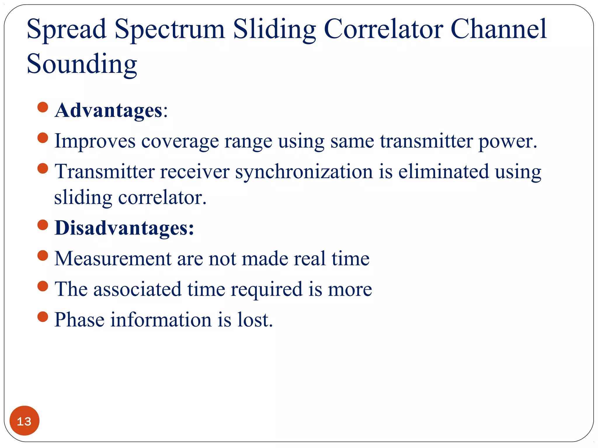 Small Scale Multi path measurements | PPT