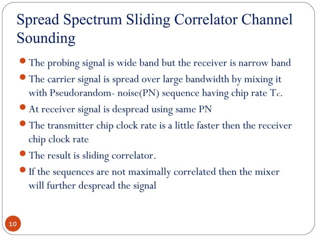 Small Scale Multi path measurements | PPT