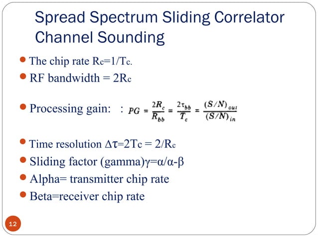 Small Scale Multi path measurements | PPT