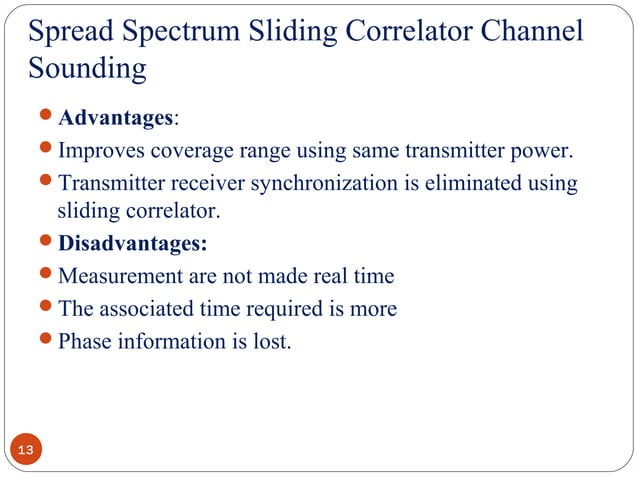 Small Scale Multi path measurements | PPT