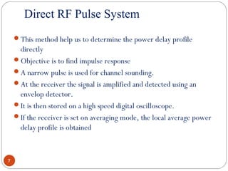 Small Scale Multi path measurements | PPT