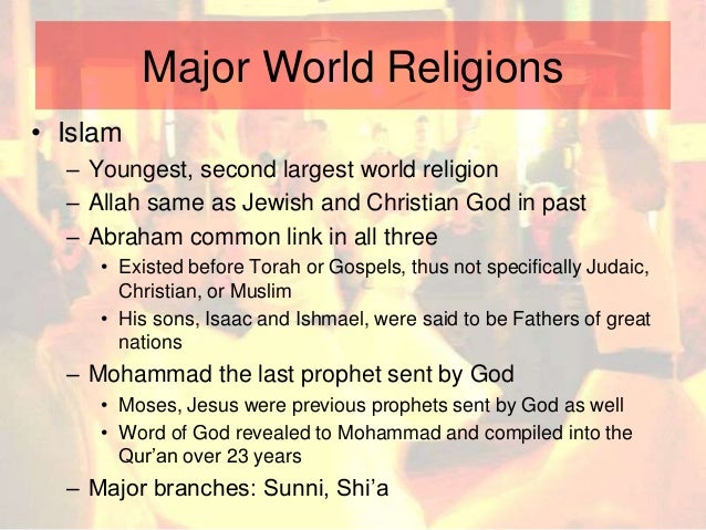 Small scale and world religions