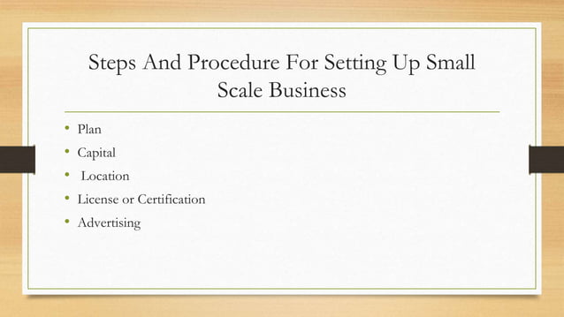 Small scale business enterprises | PPTX | Small and Medium-sized ...