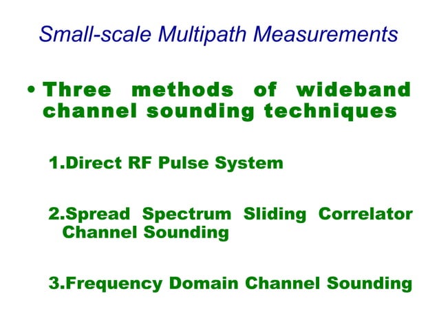 Small scale fading | PPT