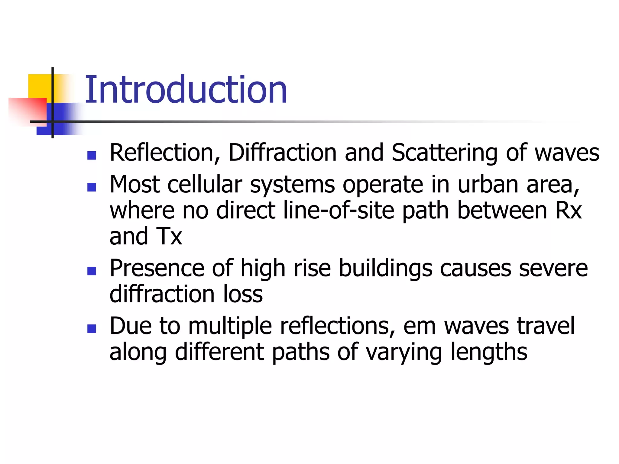 Small Scale Fading Ppt Computer Networking Computing