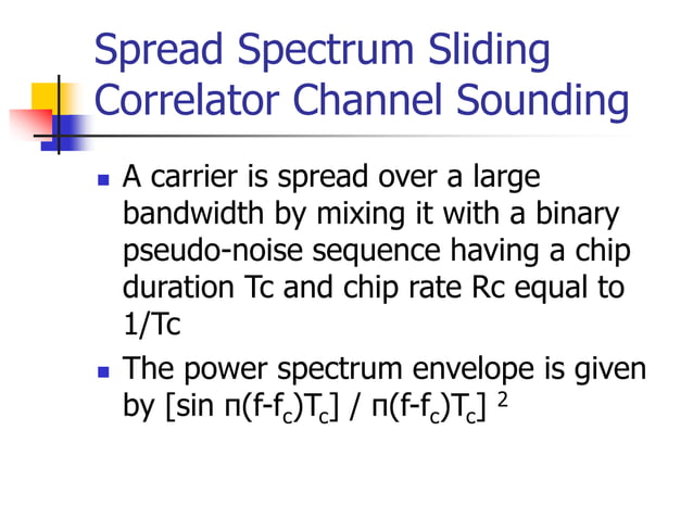 Small Scale Fading Ppt Computer Networking Computing