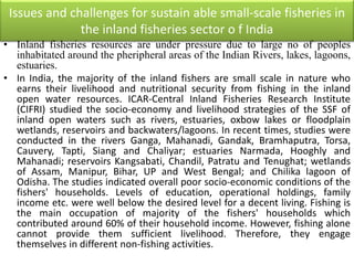 Small scale fishers in responsible fishing and conservation of Aquatic ...