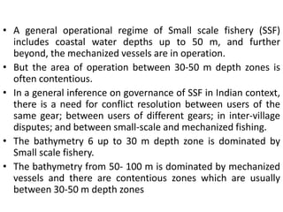Small scale fishers in responsible fishing and conservation of Aquatic ...