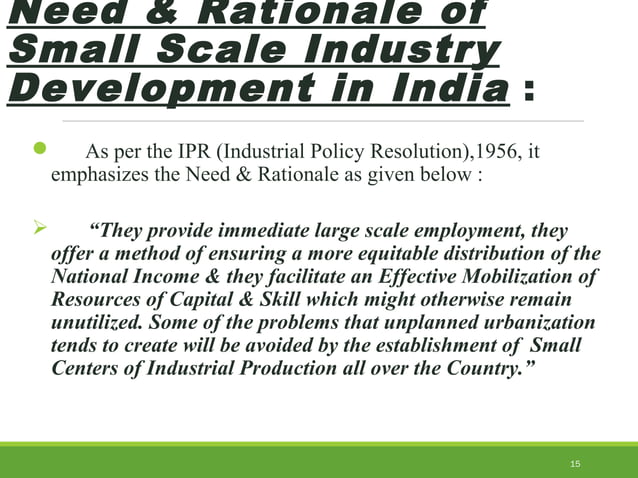 Small scale industries | PPT