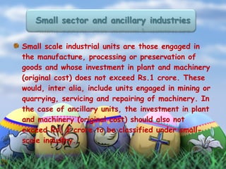 Small scale industries and their role in indian economy | PPT