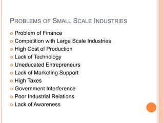 Small scale industry | PPT