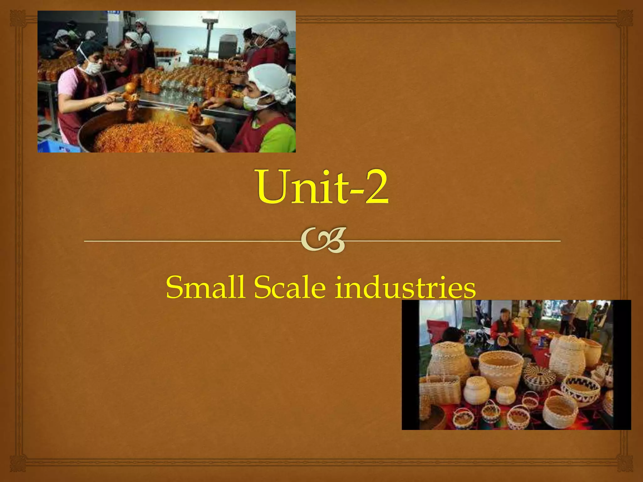 Small scale industry and its sickness | PPTX