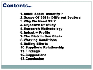 Small scale industry in india | PPTX