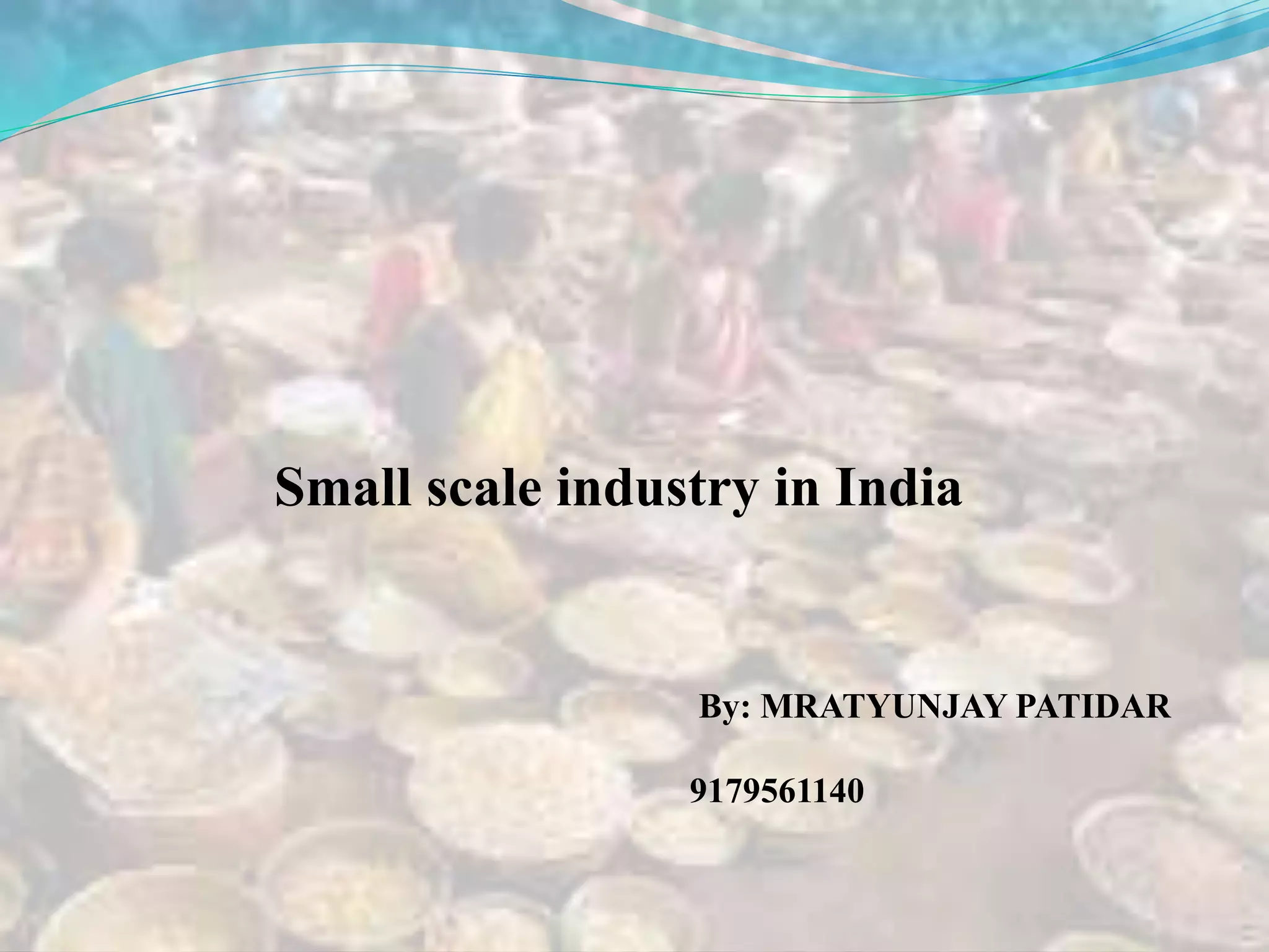SSI IN INDIA BY MJ | PPTX