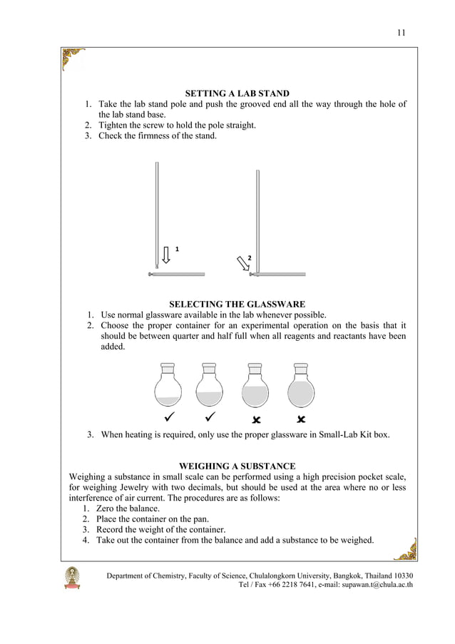 Small scale laboratory | PDF
