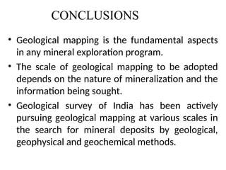 SMALL SCALE & LARGE SCALE GEOLOGICAL MAPPING FOR.ppt