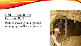 Small scale mining in africa (ghana) | PPTX
